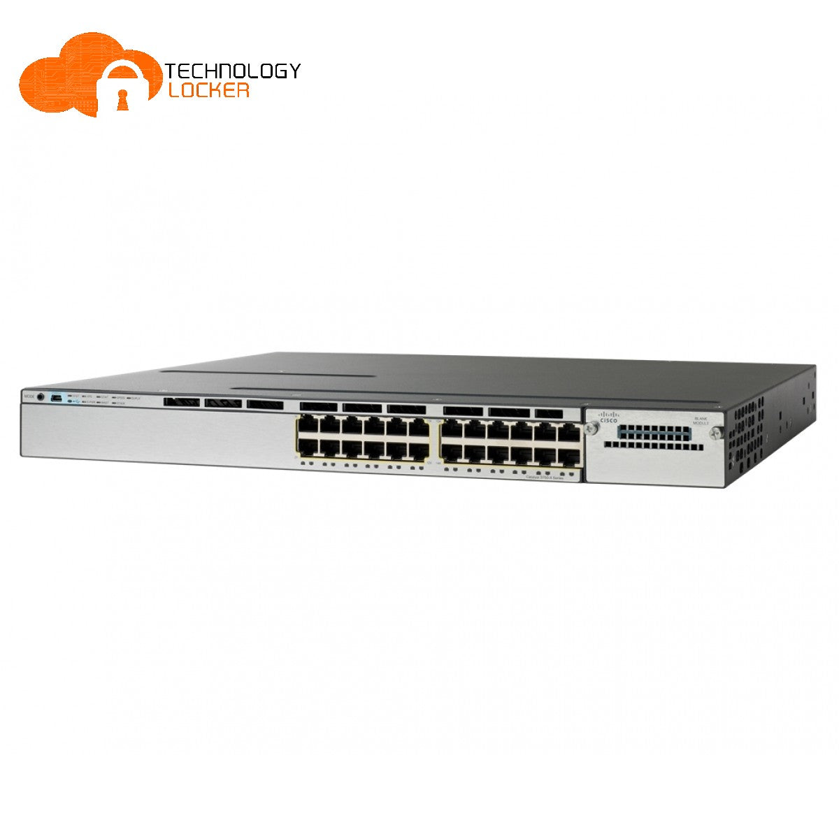 Cisco Catalyst WS-C3850-24T-S Gigabit Switch 2x PWR-C1-350WAC PSU C385 – Technology Locker