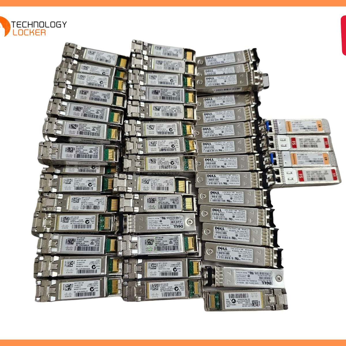 Buy Bulk 79x Dell/Cisco/FS/Flexopix 10G SFP+SR Transceiver Module in ...