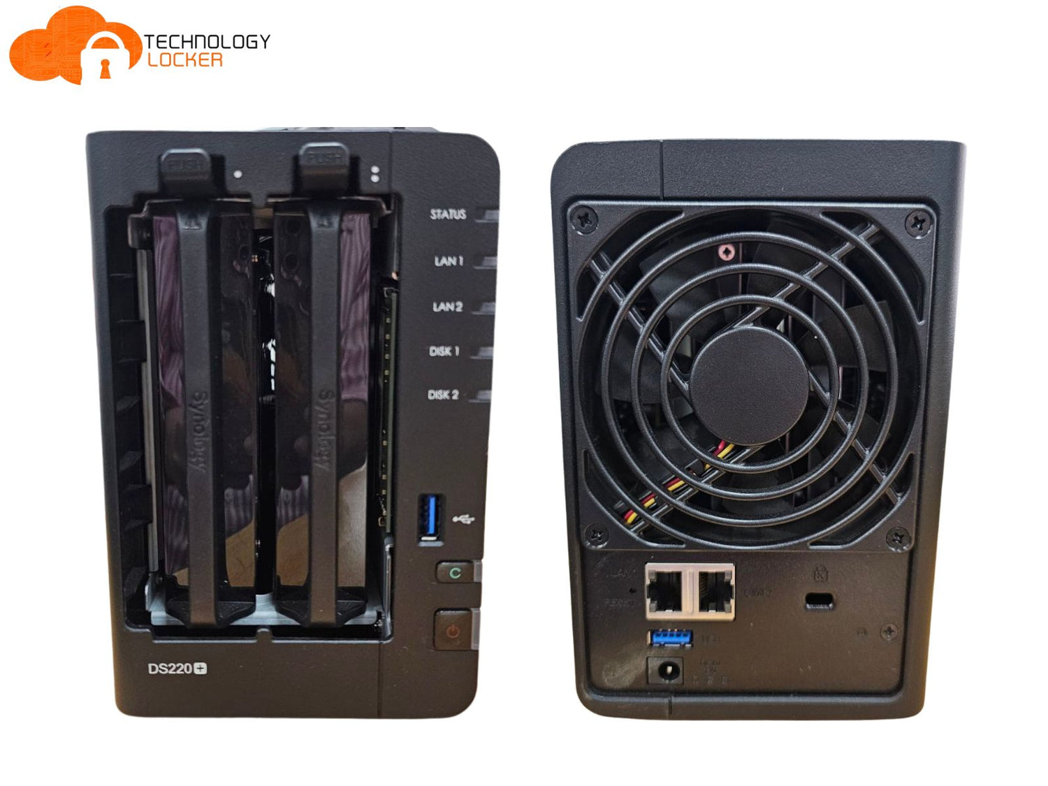 Synology DiskStation NAS DS220+ Celeron CPU J4025 10GB Total RAM 2x 4T ...