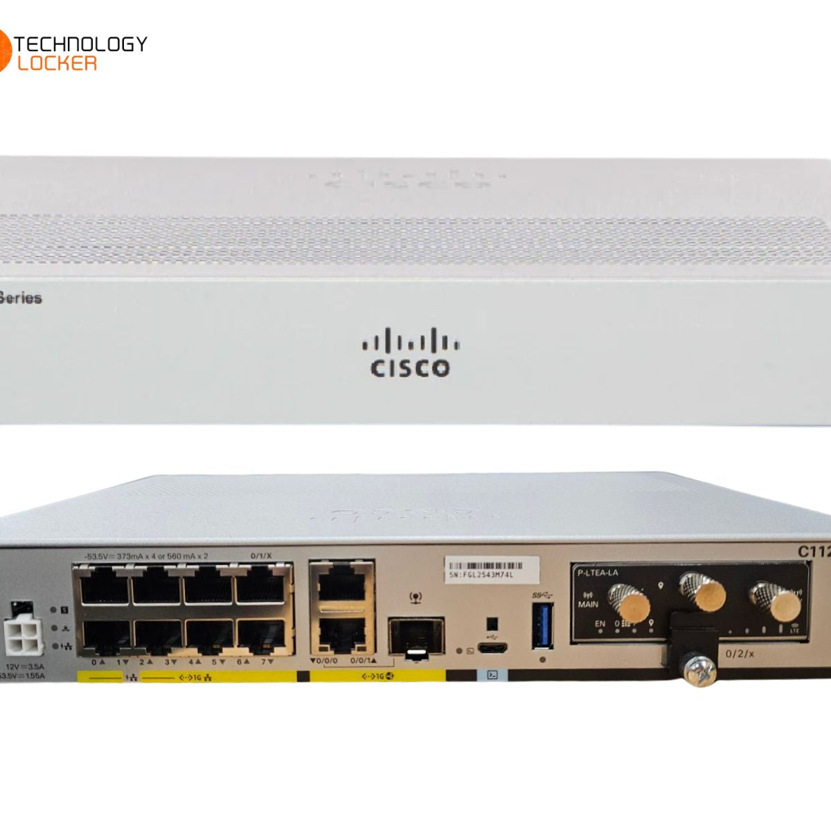 CISCO C1121-8PLTEP ISR 1100 series Integrated Services Router No Rack ...